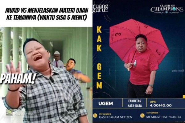 7 Meme Parodi Kak Gem, Awas Dikasih Paham!
