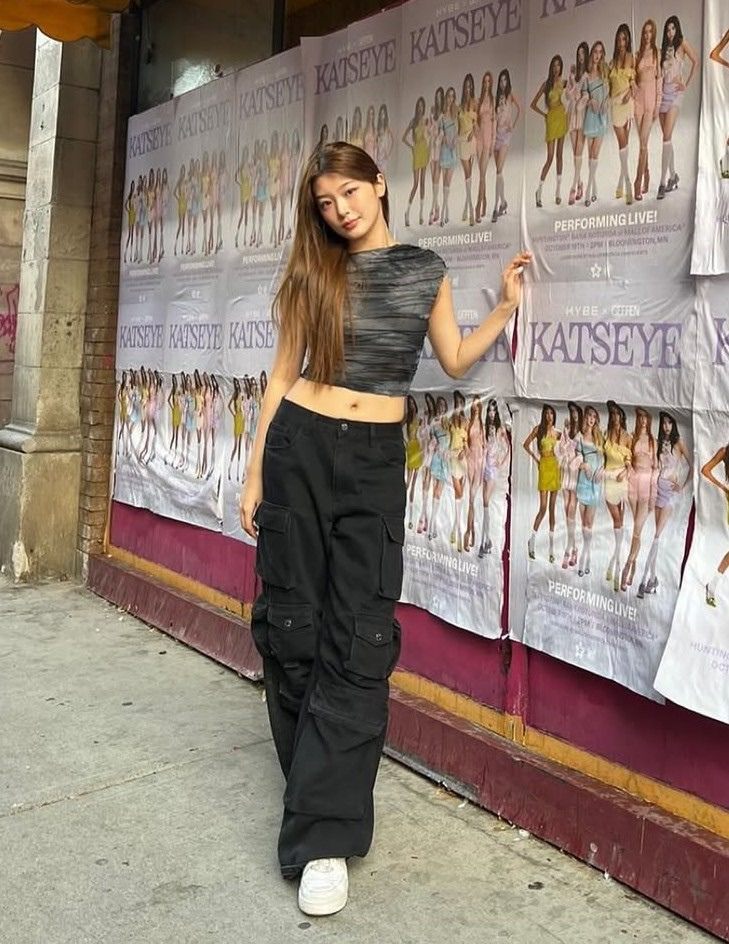 9 OOTD ala Yoonchae KATSEYE, Simpel nan Stylish!