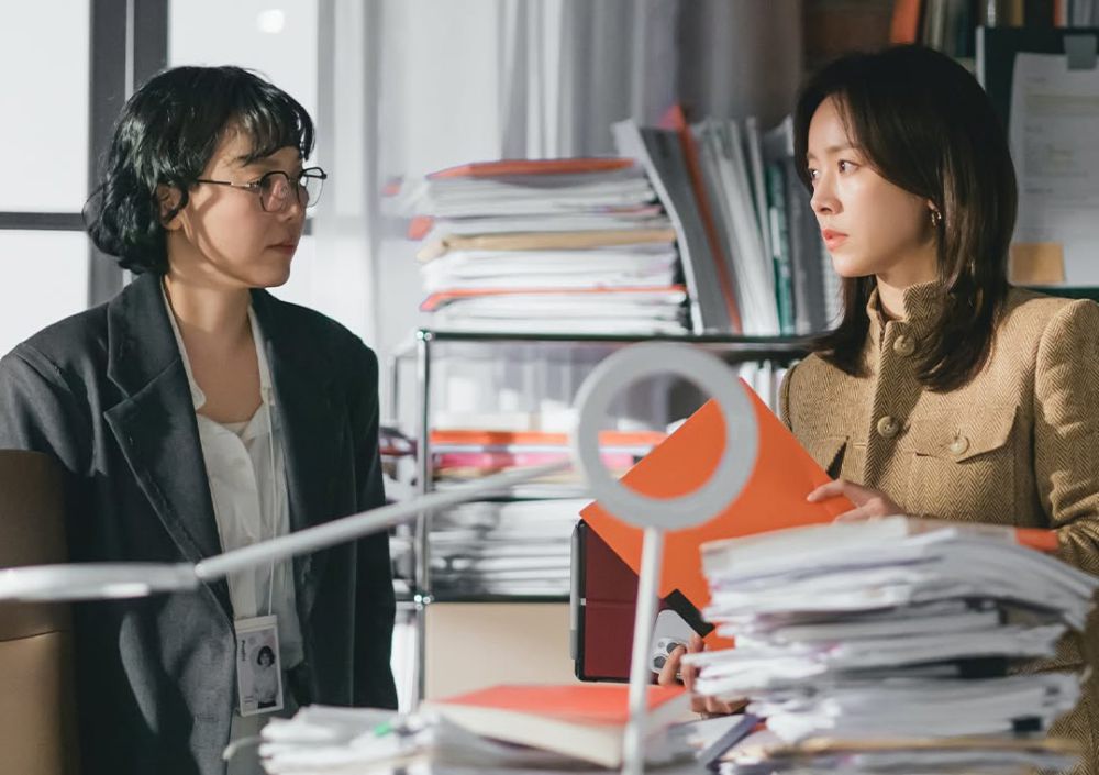 Penderitaan' Seo Mi Ae Bekerja di Peoplez drakor Love Scout