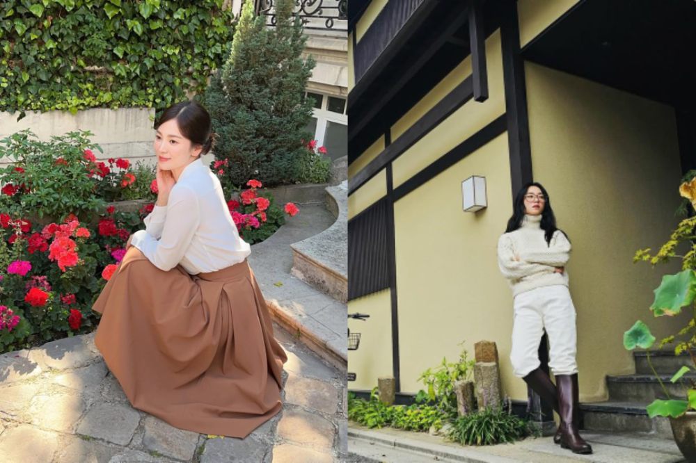 7 Adu Gaya ala Jeon Yeo-been Vs. Song Hye-kyo Dark Nuns