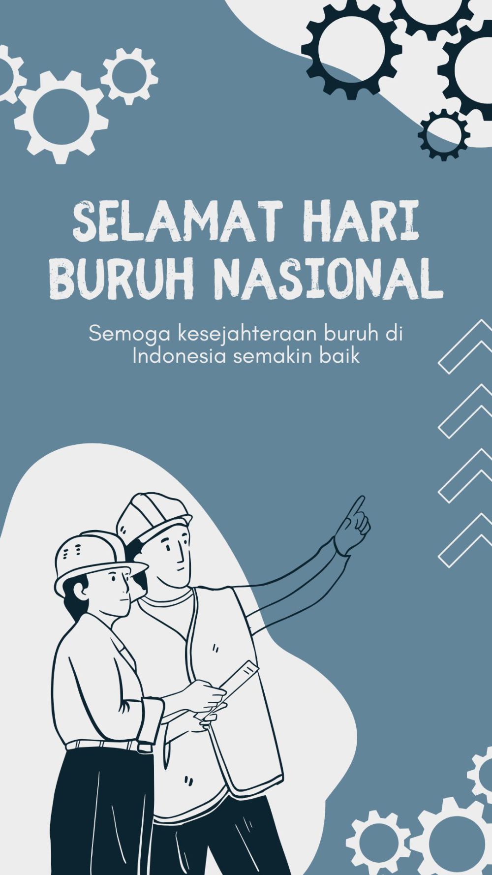 9 Poster Hari Buruh 2025 yang Bisa Kamu Bagikan di Medsos