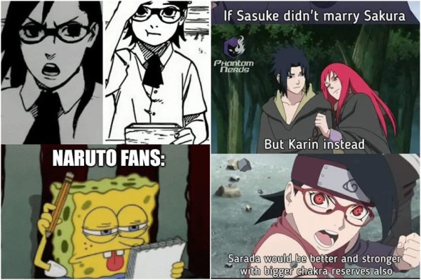 7 Meme Karin dalam Seri Naruto, Bucin Banget ke Sasuke
