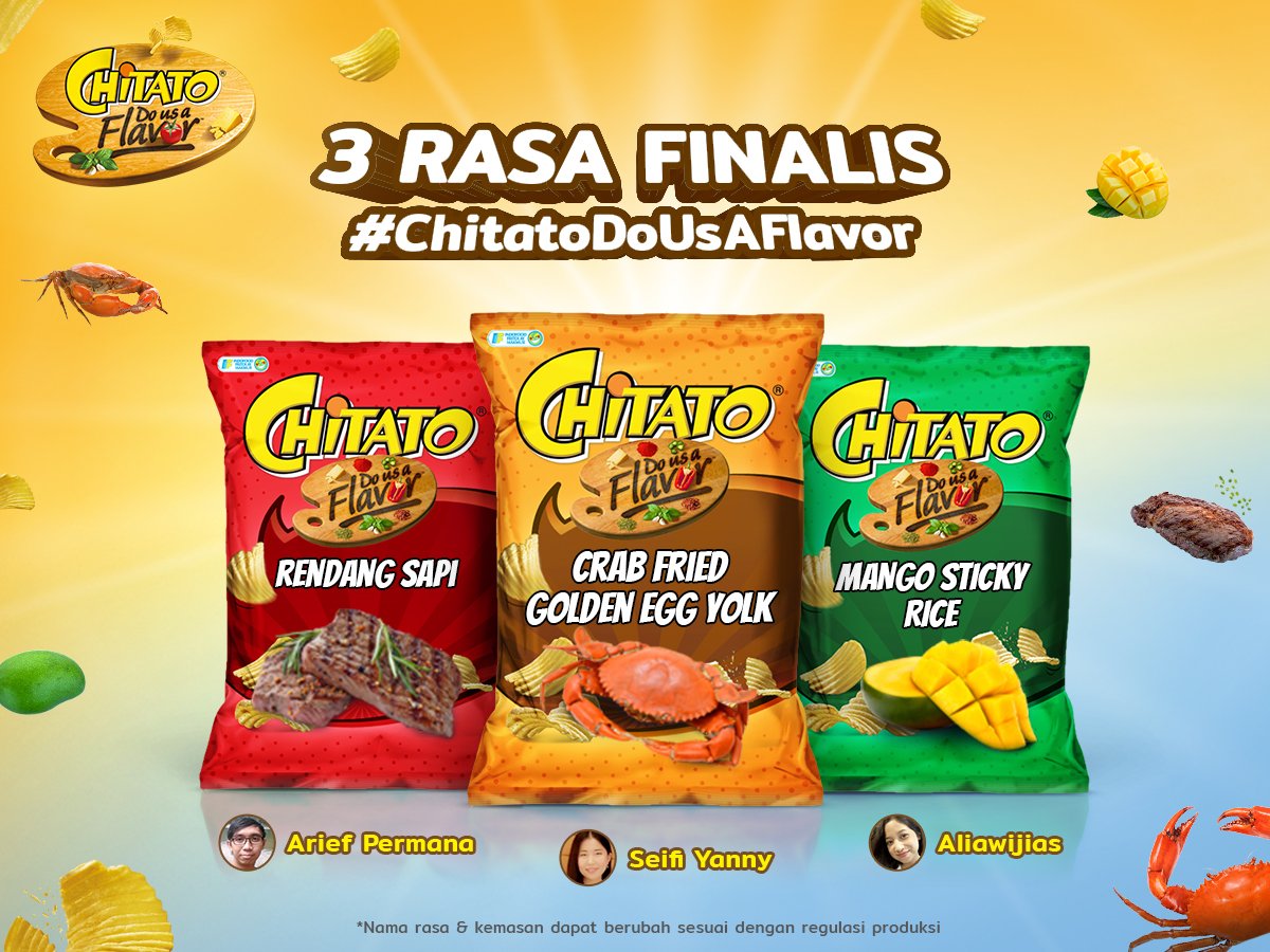 Tiga Rasa Terbaru Keripik Chitato