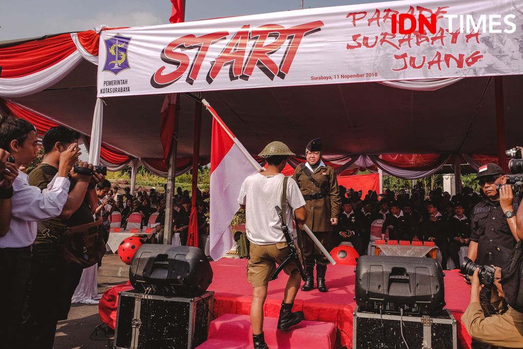 Potret Seru Parade Surabaya Juang 2018