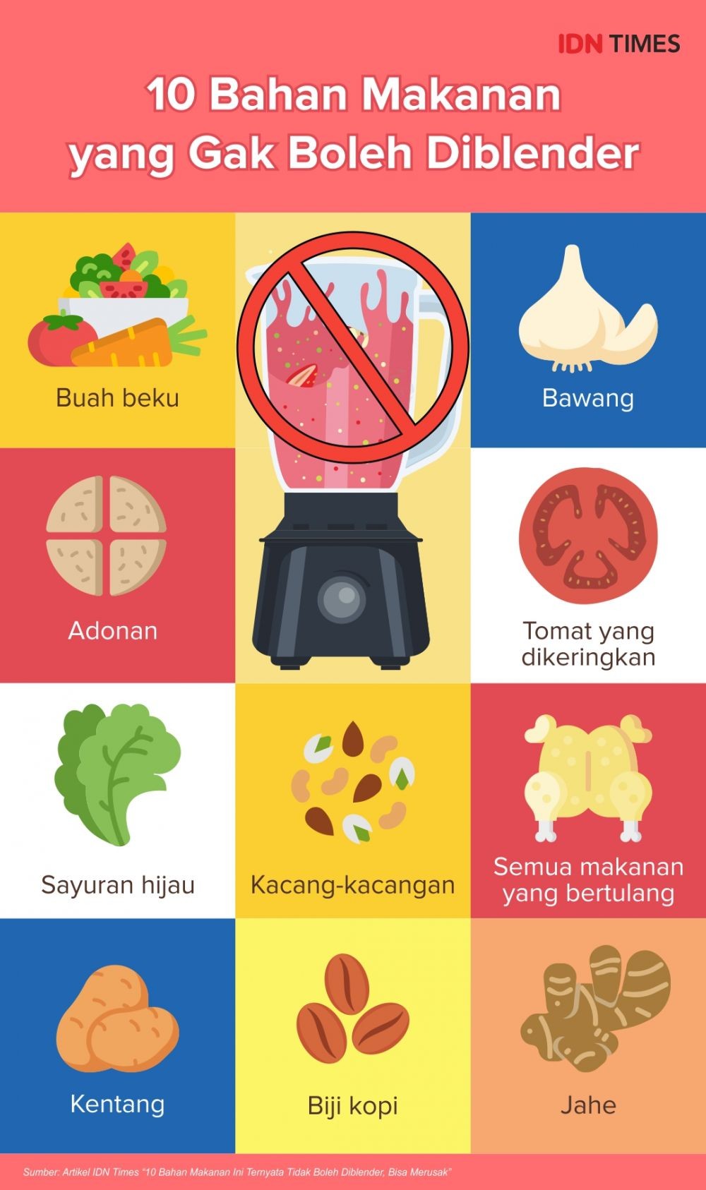 10 Bahan Makanan Ini Ternyata Tidak Boleh Diblender, Bisa Merusak 10 Bahan Makanan Ini Ternyata Tidak Boleh Diblender, Bisa Merusak