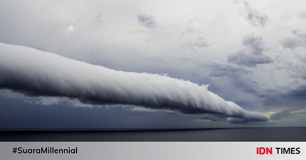Mirip Gulungan Tsunami, Pertanda Apa di Balik Kemunculan Awan Arcus? Mirip Gulungan Tsunami, Pertanda Apa di Balik Kemunculan Awan Arcus?