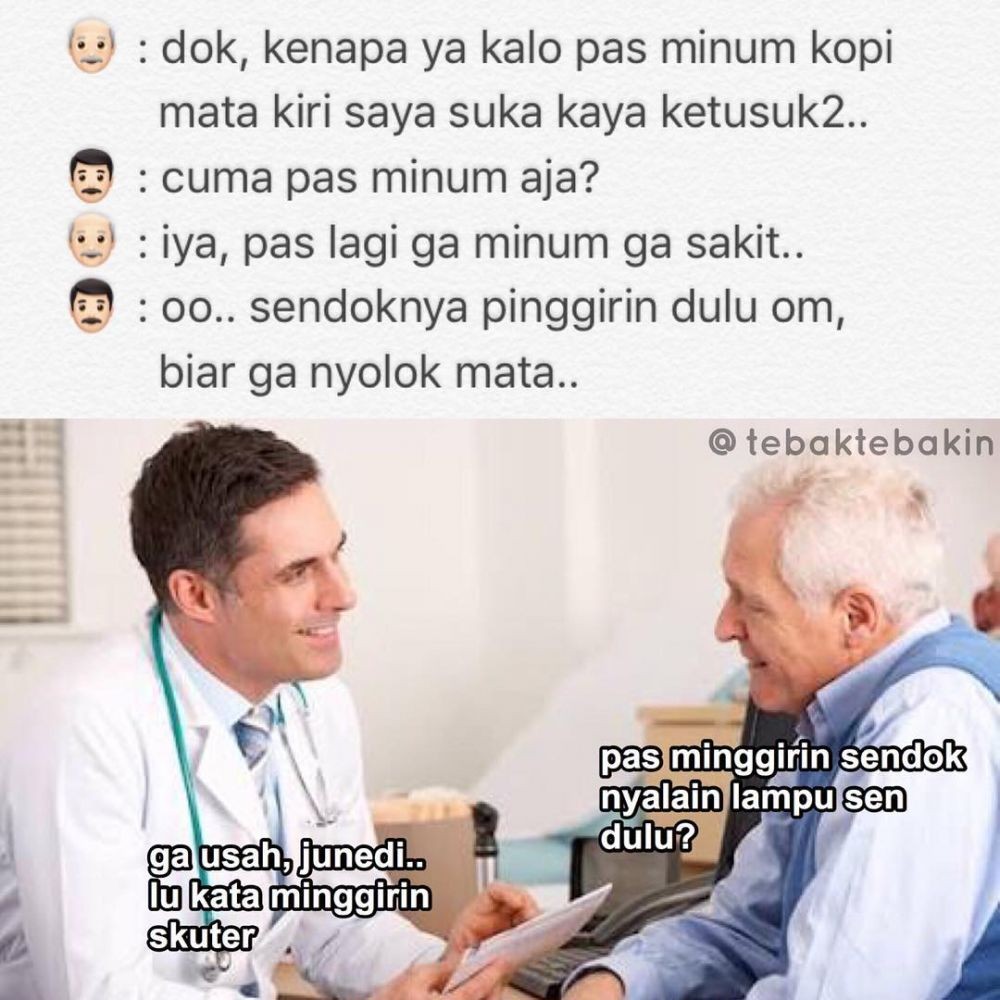 10 Meme Obrolan Ngaco Konsultasi dengan Dokter