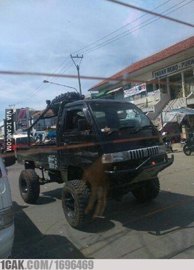 10 Potret Modifikasi Mobil Pick Up Ini Beda Dari yang Lain