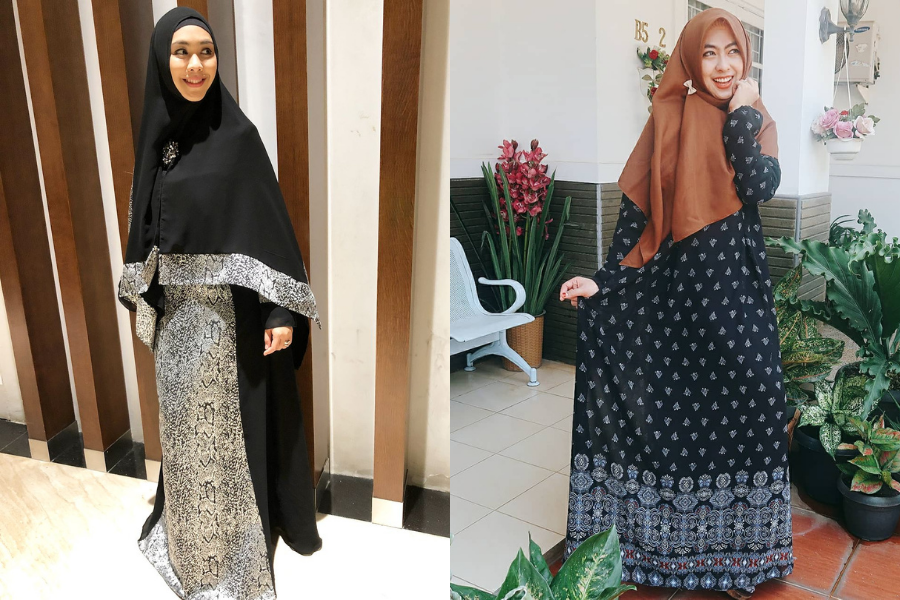 11 Gaya Kondangan Hijab Oki Setiana vs. Shindy, Duo Modis!