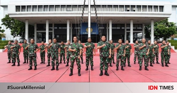 Jenderal Andika Sambangi Mabes TNI AL Jenderal Andika Sambangi Mabes TNI AL