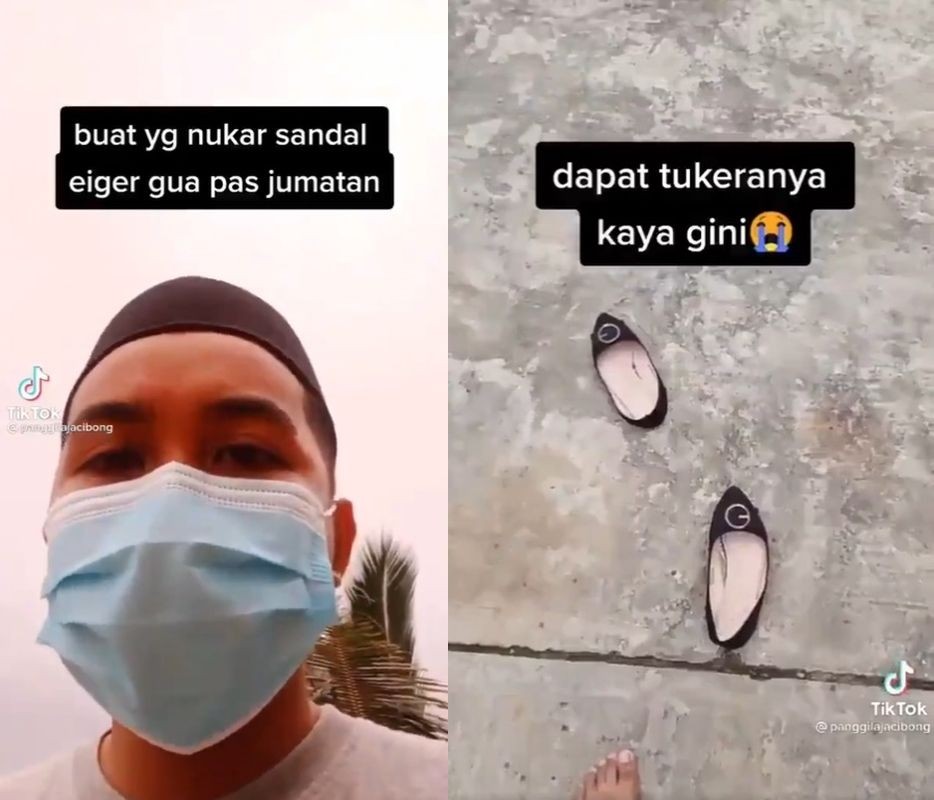 10 Cerita Lucu Warganet Kehilangan Sandal Pas Jumatan