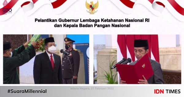 Jokowi Lantik Arief Prasetyo Jadi Kepala Badan Pangan