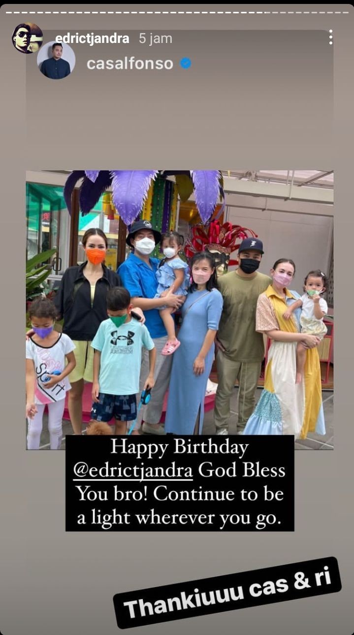 10 Momen Perayaan Ulang Tahun Edric Tjandra yang ke-37