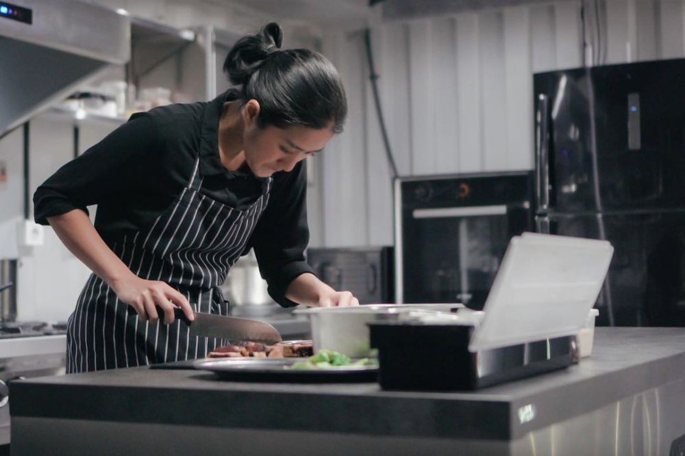10 Potret Dapur Chef Renatta, Estetik dan Bikin Betah Masak