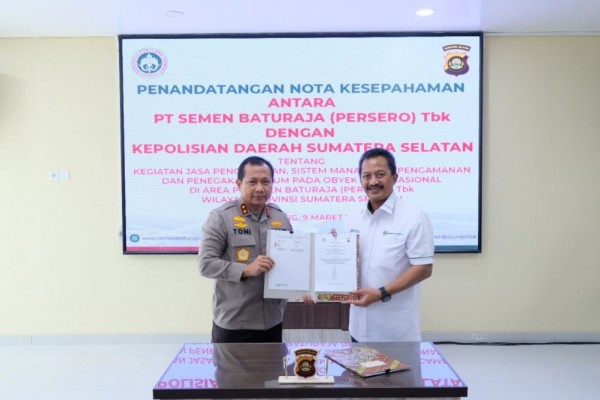 Semen Baturaja Gandeng Polda Sumsel Amankan Objek Vital Semen Baturaja Gandeng Polda Sumsel Amankan Objek Vital