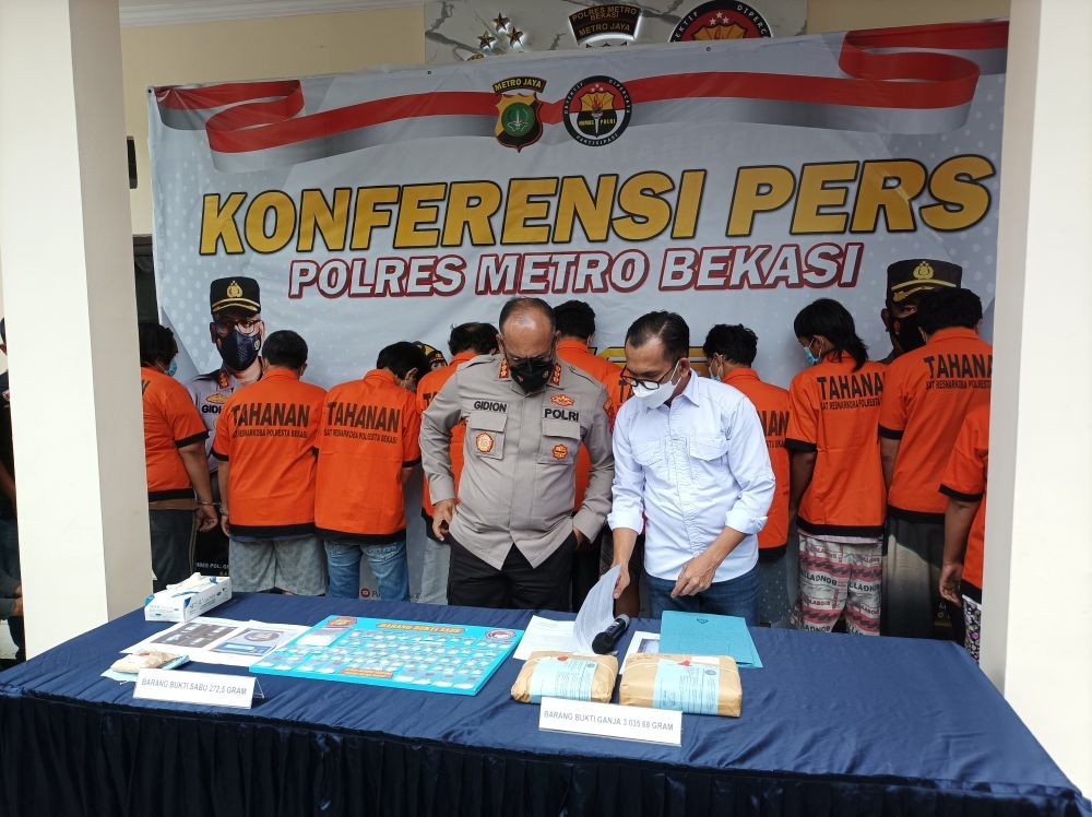Polisi Ciduk Pengedar Narkoba Di Bekasi Depok Dan Jakarta