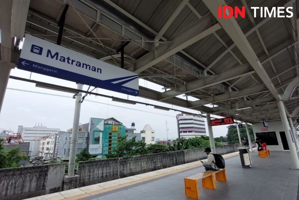 Ini Potret Stasiun Matraman yang Sudah Mulai Diuji Coba | IDN Times