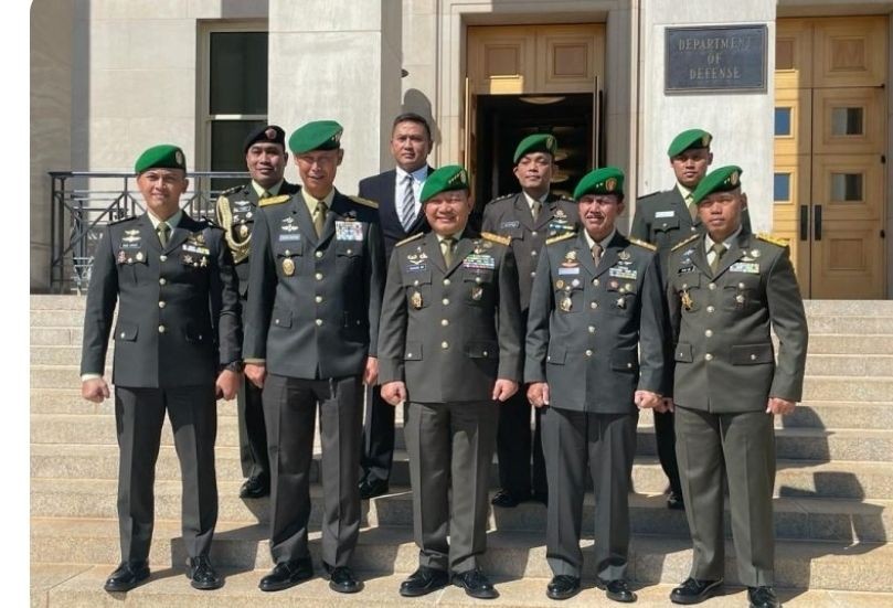 KSAD Dudung Temui Jenderal AD di Pentagon, Bahas Apa? KSAD Dudung Temui Jenderal AD di Pentagon, Bahas Apa?