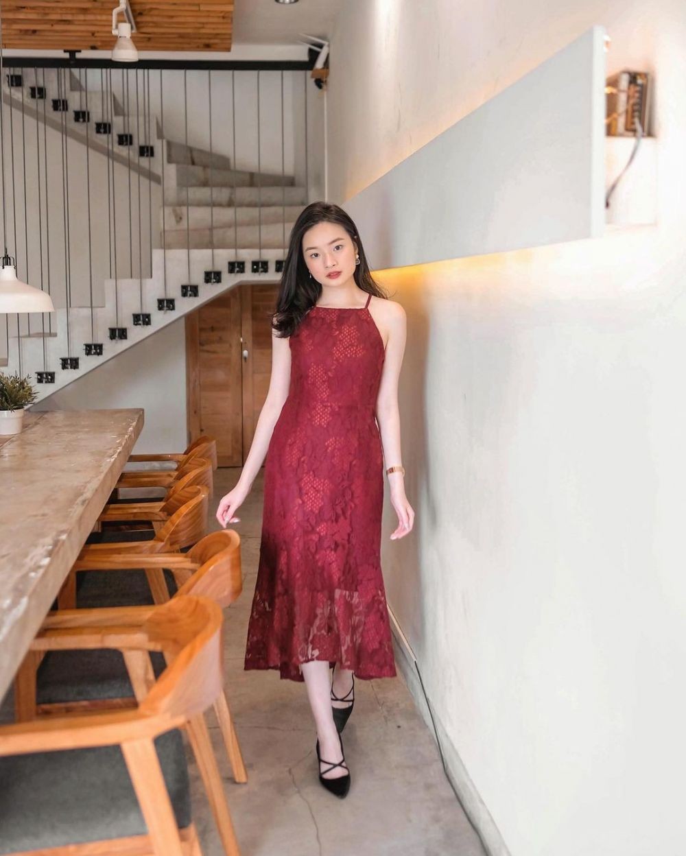 9 Inspirasi Dress Kondangan ala Vallerie Audrey