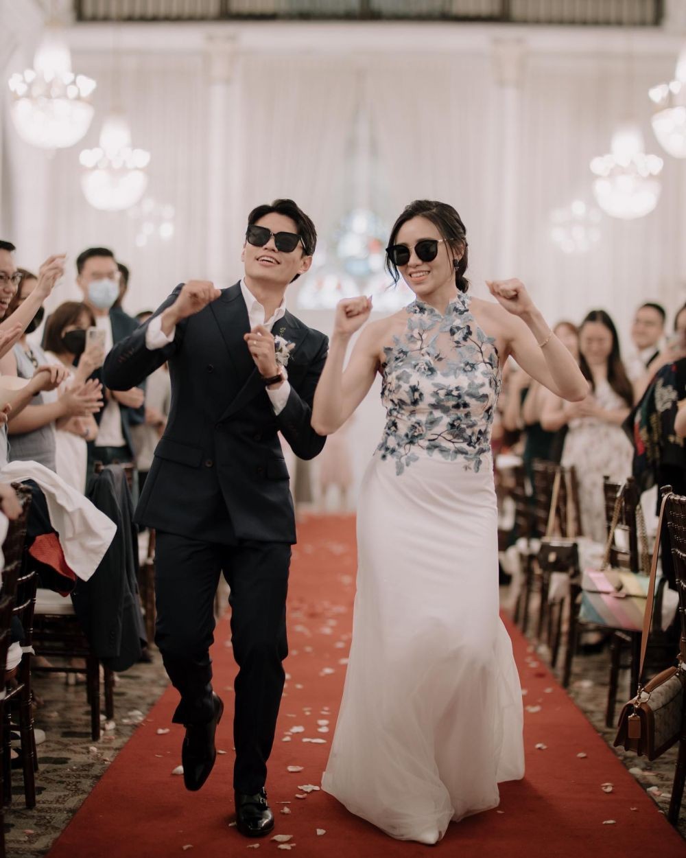 10 Momen Resepsi Kedua Jang Hansol dan Jeanette di Singapura