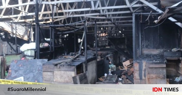 Begini Nasib Pedagang di Pasar Cinde Palembang Pasca Kebakar
