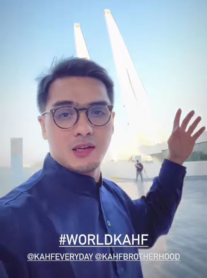 10 Potret Ricky Harun di Qatar, Nonton Piala Dunia 2022