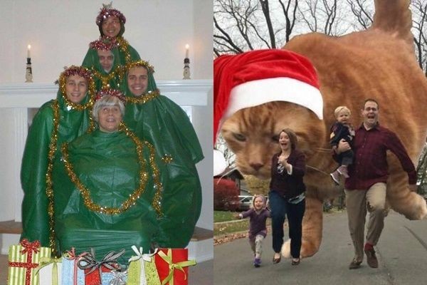 15 Foto Natal Keluarga Paling Absurd, Bisa Bikin Kamu Ngakak