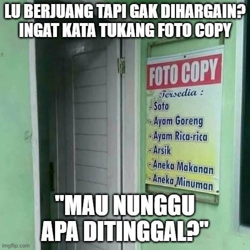 12 Meme Aku Vs Tukang Fotokopi, Mahasiswa Pasti Relate