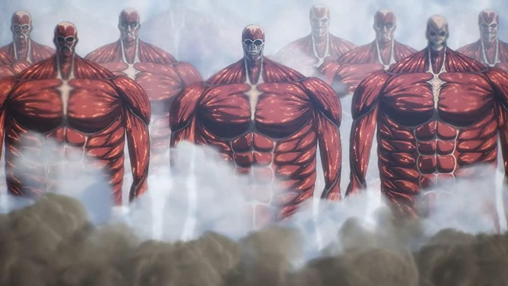 Berapa Banyak Titan yang Ikut Rumbling di Attack on Titan?