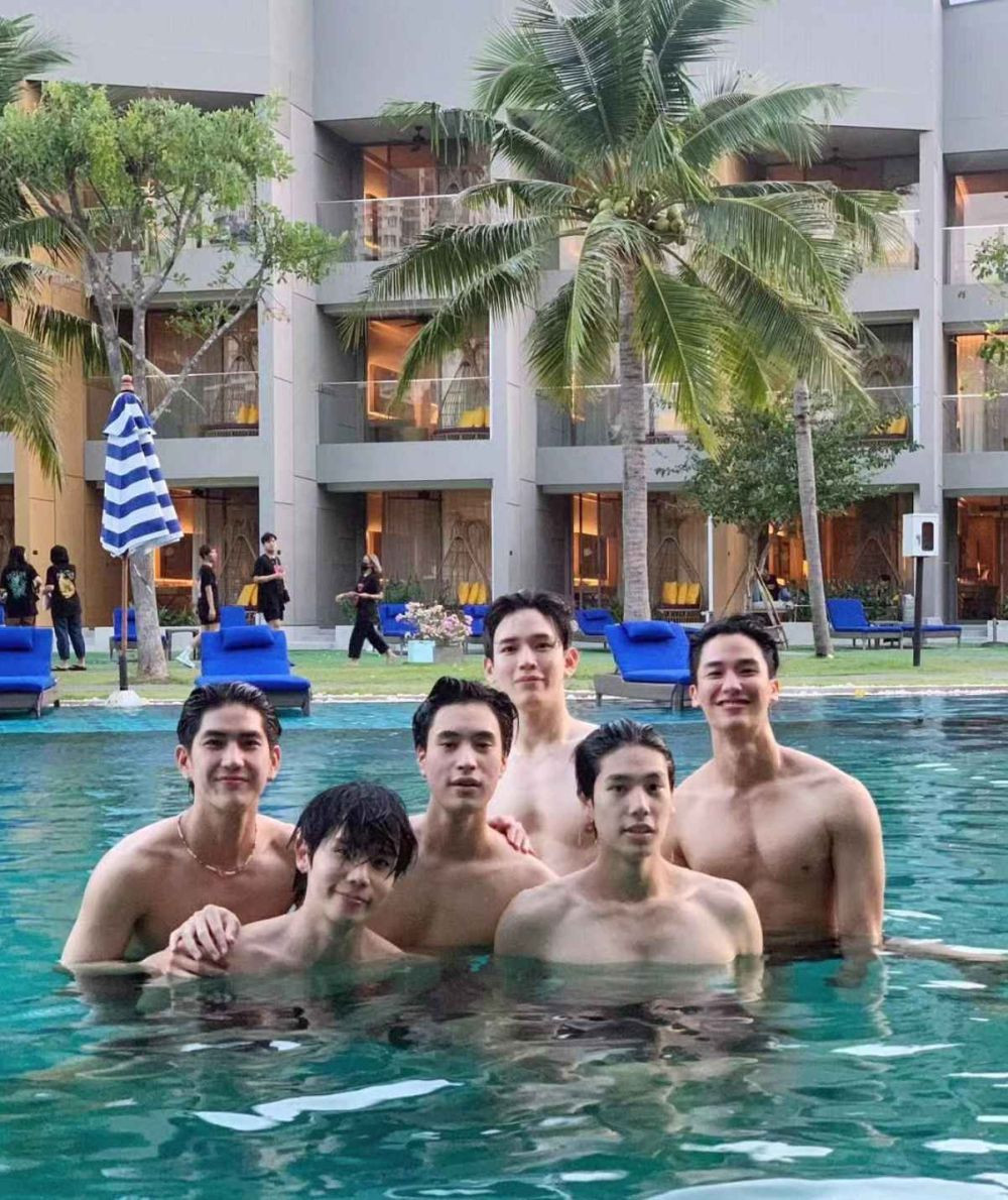 10 Potret Tay Tawan dan New Thitipoom di Outing GMMTV 2023