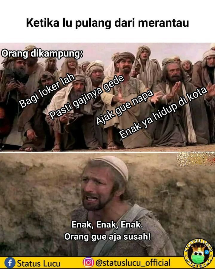 10 Meme Pertanyaan yang Muncul Tiap Silaturahmi Lebaran