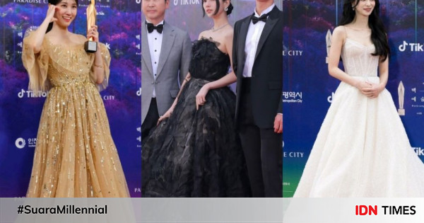 10 OOTD Glamor Aktris Korea Hadiri Baeksang Arts Awards 2023