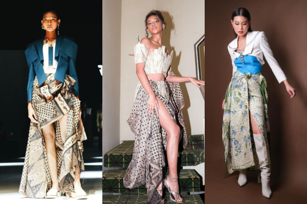 9 Gaya Padanan Kain Tradisional ala Desainer Nayaka