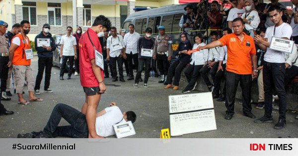 Rekonstruksi Kasus Aditya Hasibuan Sejumlah Adegan Diprotes