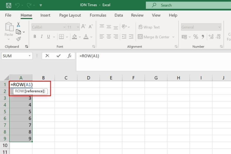 3 Cara Membuat Numbering Di Excel Secara Manual Dan Otomatis