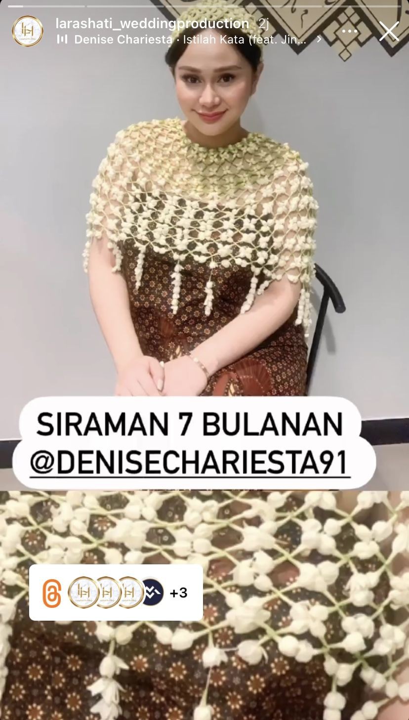 8 Potret Siraman 7 Bulan Kehamilan Denise Chariesta