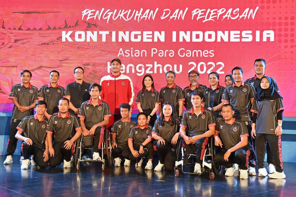 Menpora Lepas Skuad Asian Para Games 2022 Target 19 Emas