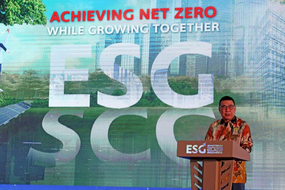 Target Net Zero Emission 2060, ESG Symposium 2023 Digelar Target Net Zero Emission 2060, ESG Symposium 2023 Digelar