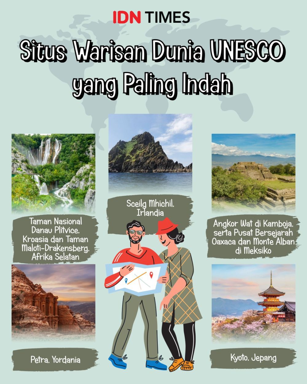 10 Situs Warisan Dunia UNESCO yang Dianggap Paling Indah