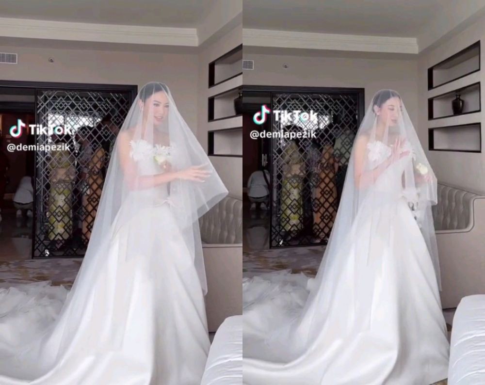 10 Inspirasi Gaun Pemberkatan Shanju, Istri Jonatan Christie