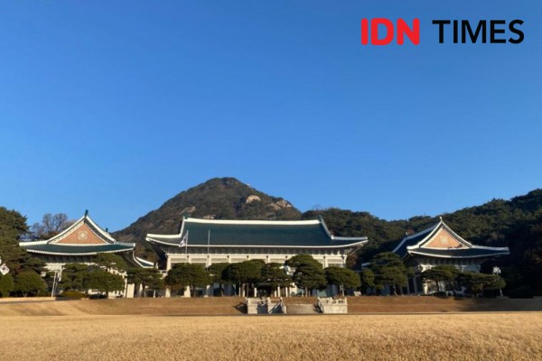 Potret Blue House yang Tempat Wisata Baru di Korea Selatan