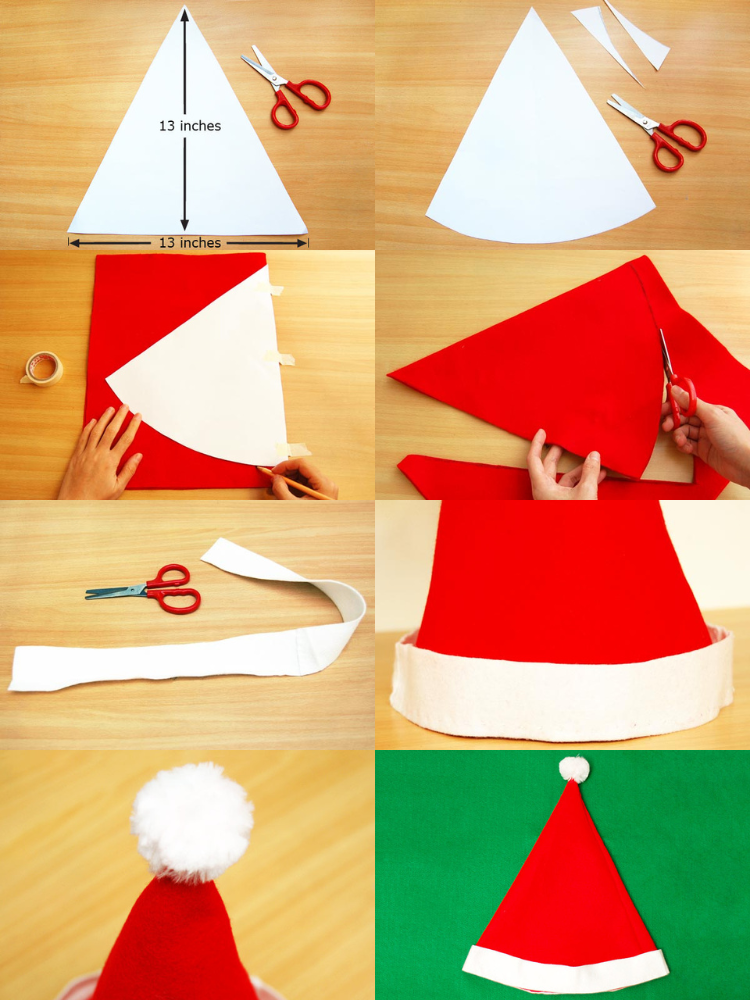 3 Cara Membuat Topi Santa Claus, Hemat Bikin Sendiri!
