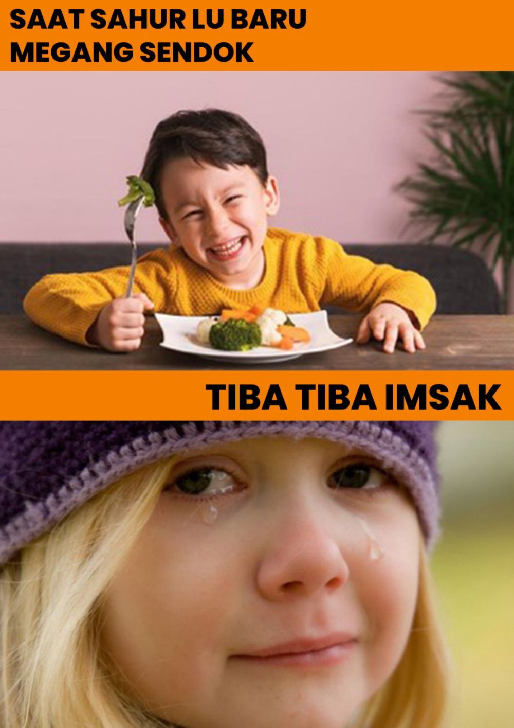 10 Meme Orang Telat Bangun Sahur, Ikutan Nyesek!