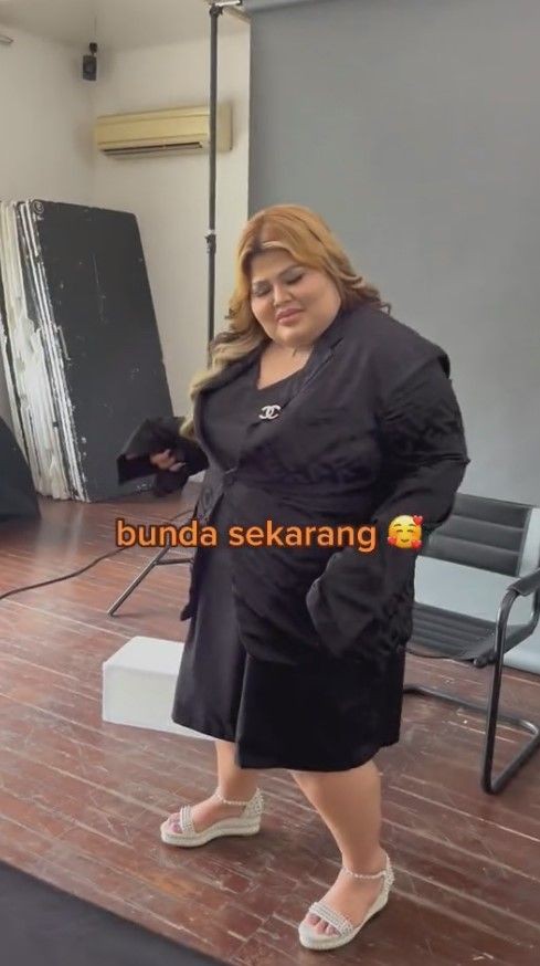 Potret Lawas Shindy Samuel, Berat Badan Naik Saat Hamil