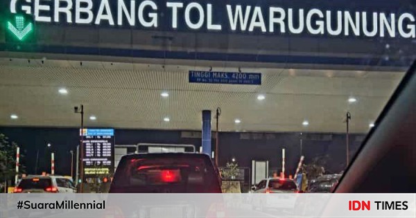 77.788 Kendaraan Mulai Meninggalkan Surabaya Lewat GT Warugu