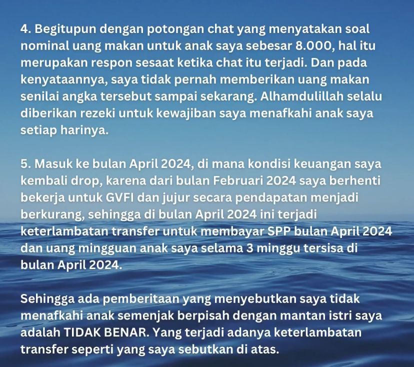 Klarifikasi Bisma Rocket Rockers soal Polemik Nafkah Anak Klarifikasi Bisma Rocket Rockers soal Polemik Nafkah Anak