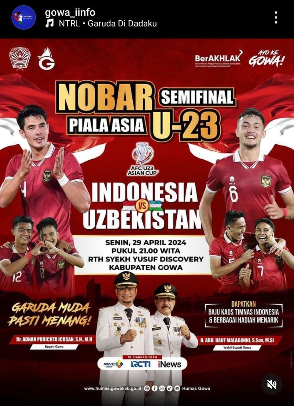 11 Foto Nobar Timnas U-23 ala Pejabat | IDN Times
