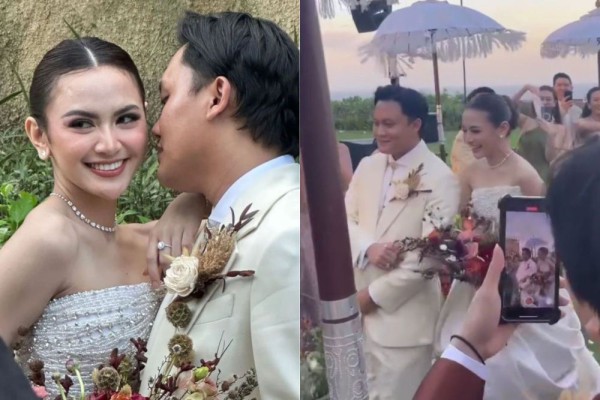 Pesta Resepsi Pernikahan Rizky Febian dan Mahalini di Bali