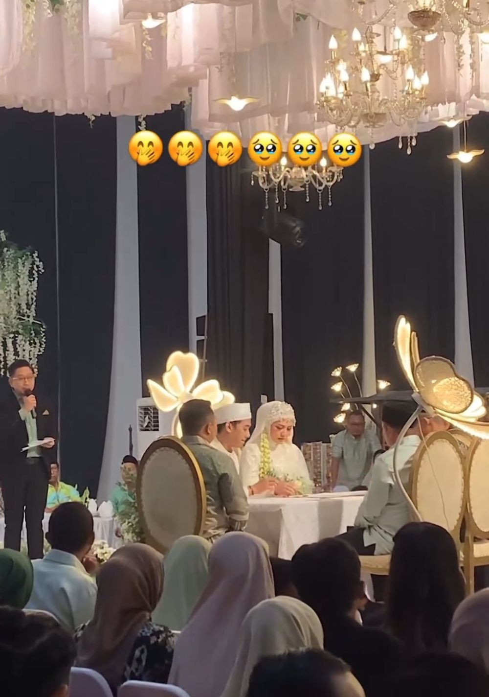 Akad nikah Happy Asmara dan Gilga Sahid