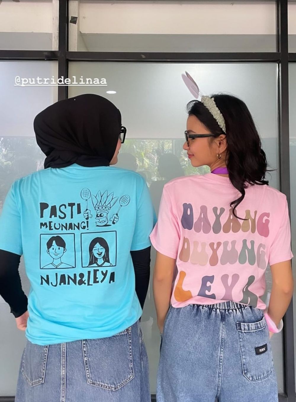 ⁠7 Potret Keluarga Sule Dukung Njan di Badminton Clash 2024